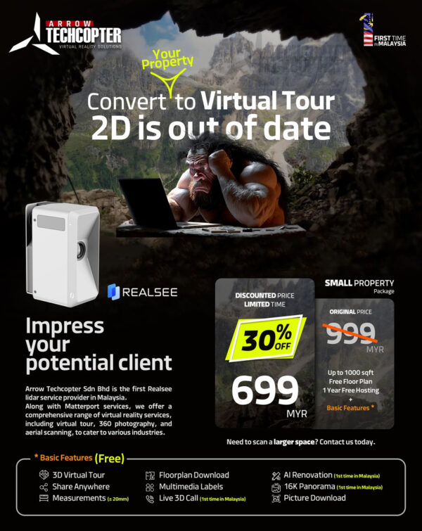 Virtual Tour Scan for Small Property | Small Property Virtual Tour ...